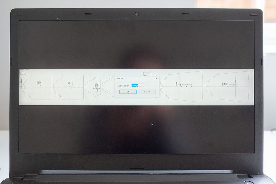 Tips for using pdf sewing patterns on a projector – Craftstorming