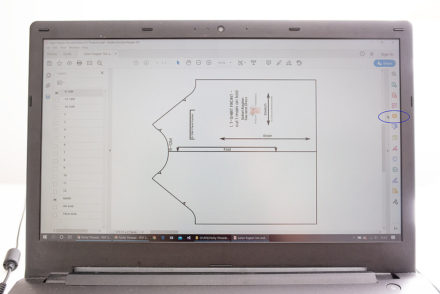 Tips for using pdf sewing patterns on a projector – Craftstorming